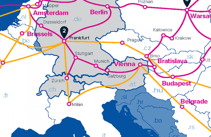 RETN launched a new DWDM route and PoPs in Western Europe