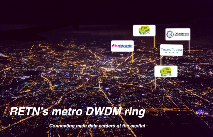 New DWDM ring in Moscow launched