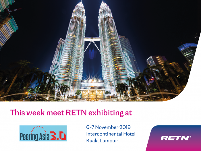 This week meet RETN exhibiting at Peering Asia 3.0